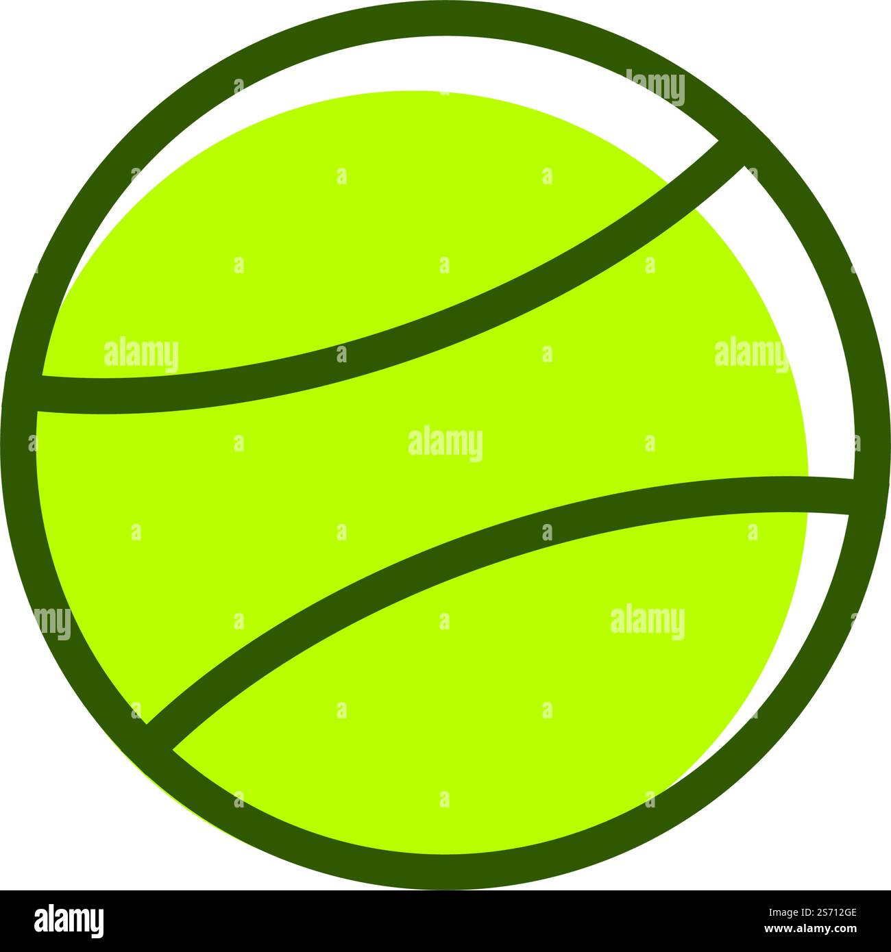 Tennis ball logo vector flat design template Stock Vector Image & Art ...