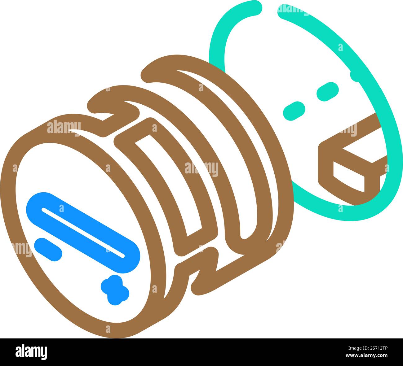 insert screw fast mounting assembly furniture color icon vector. insert ...