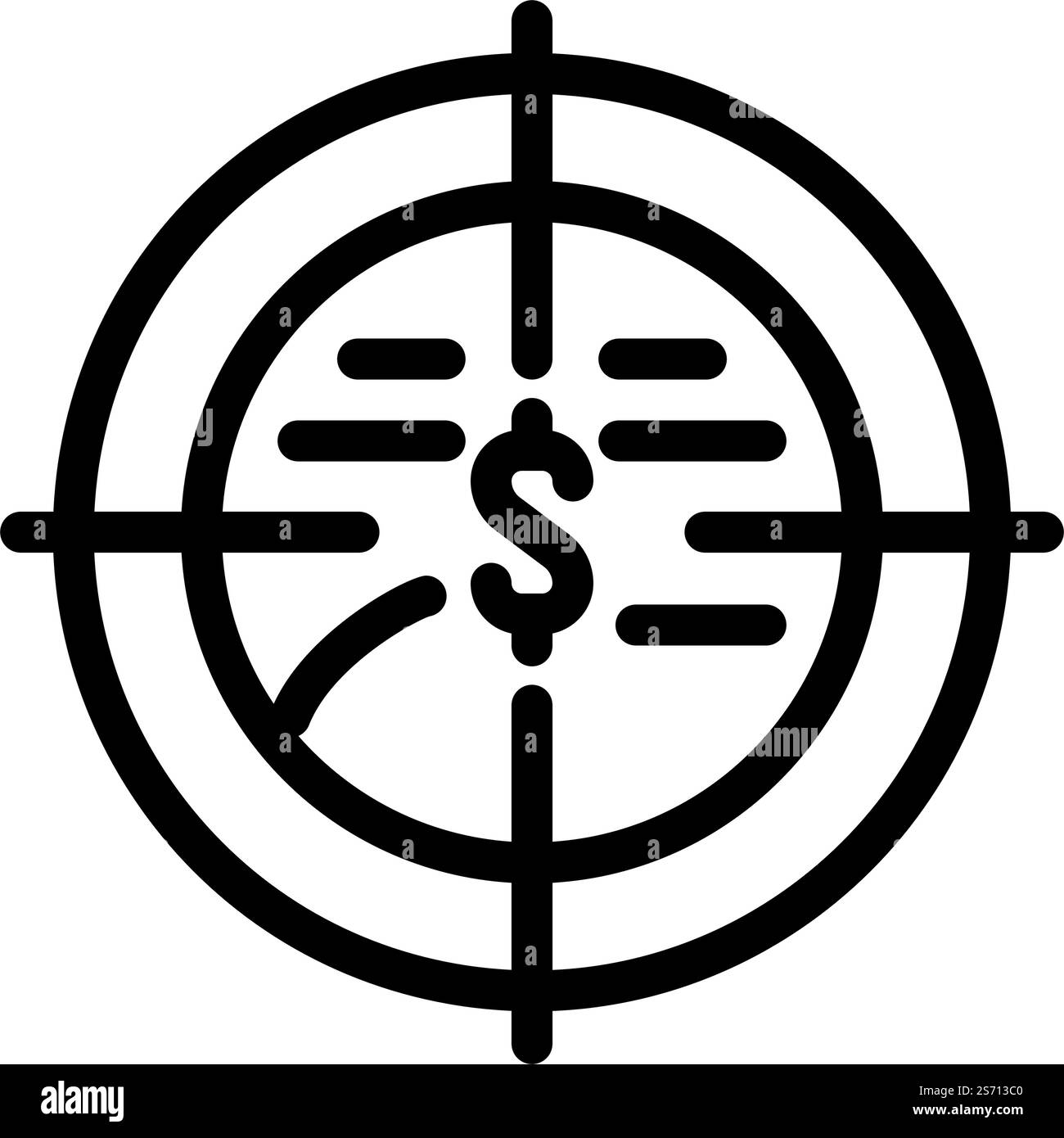 focus business ethics line icon vector. focus business ethics sign ...