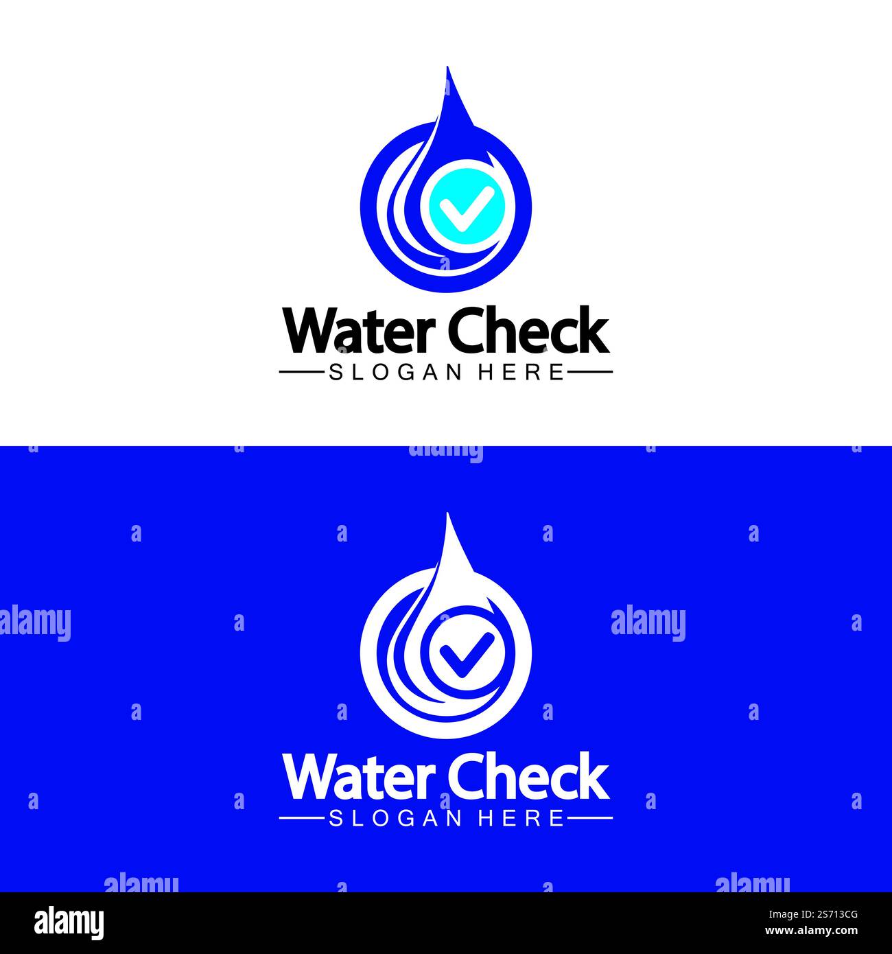 water drop check logo vector icon illustration Stock Vector Image & Art ...