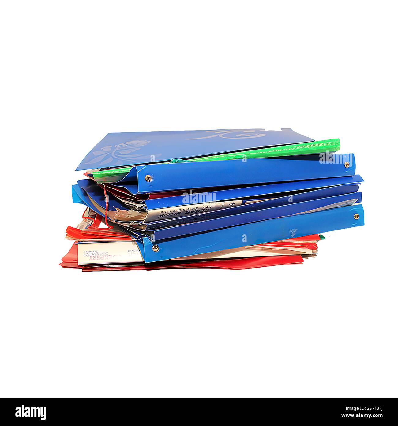 A Stack of Various Colorful Folders and Organized Files for Enhanced ...