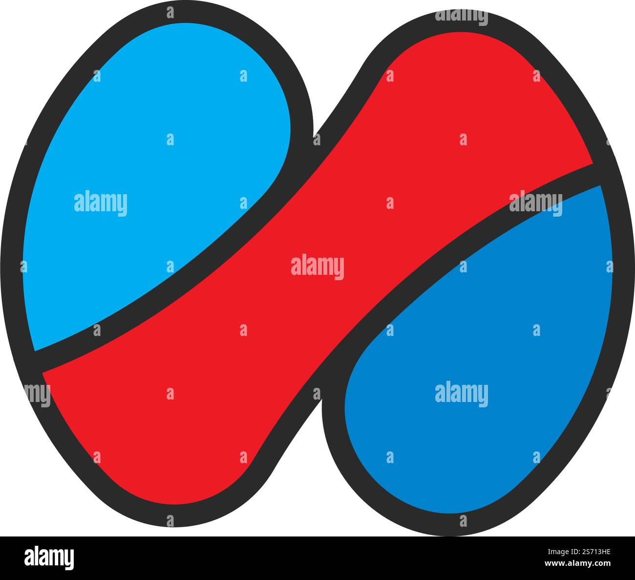 Modern N Initial, letter, alphabet font logo vector design Stock Vector ...