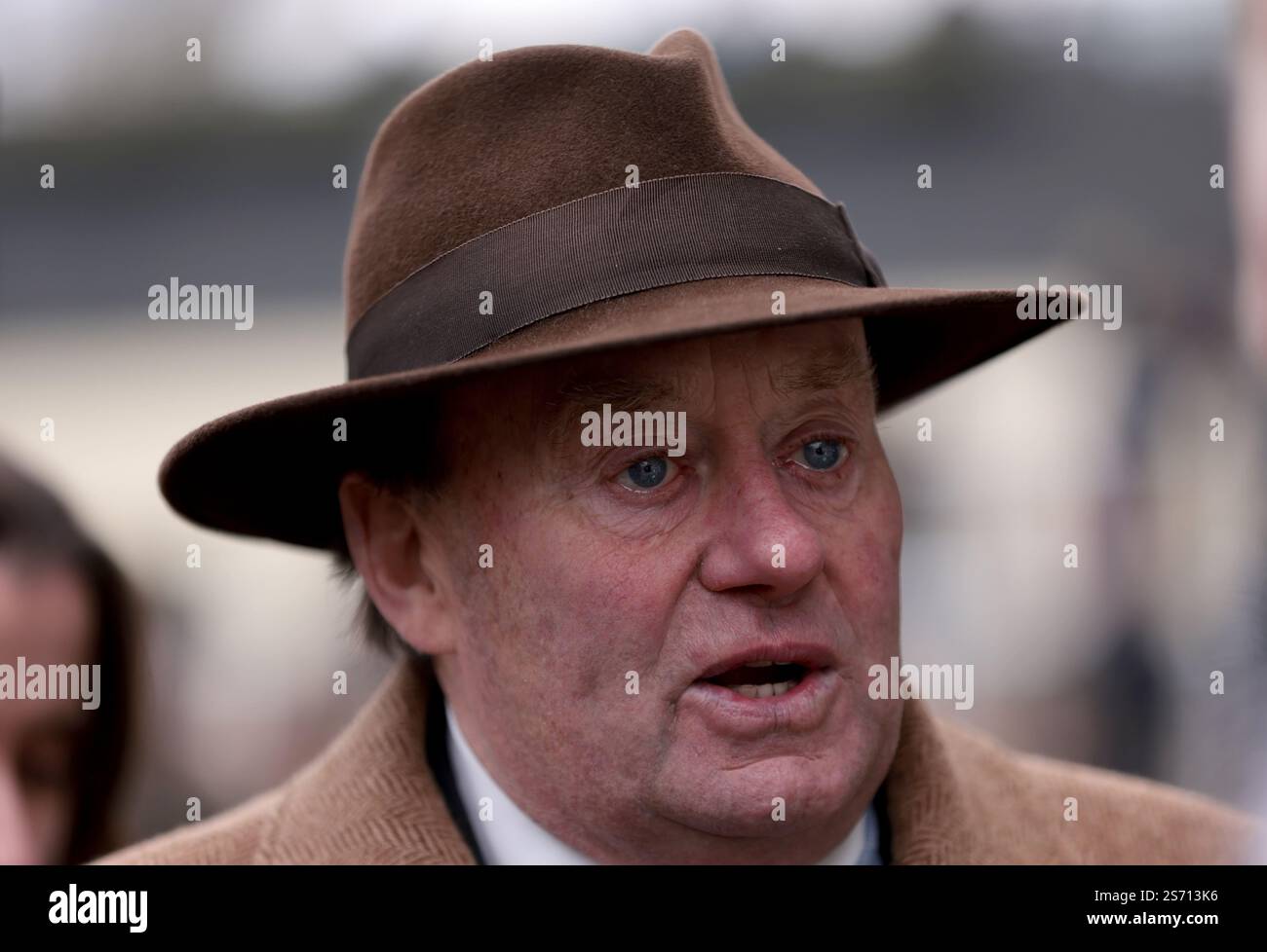 Trainer Nicky Henderson on day two of the Berkshire Winter Million at ...