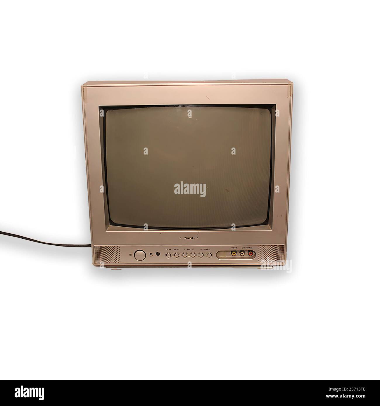 A classic Vintage CRT Television featuring a charming Retro Design that ...