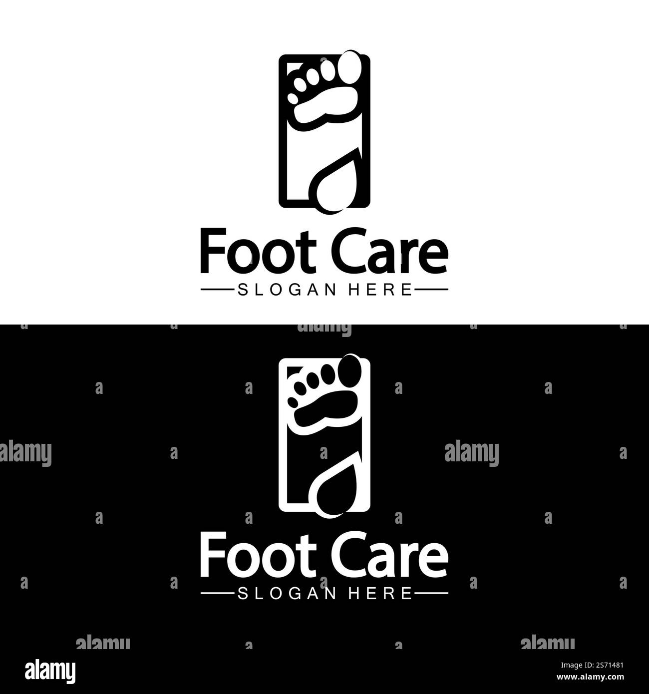 Foot logo design vector template Stock Vector Image & Art - Alamy
