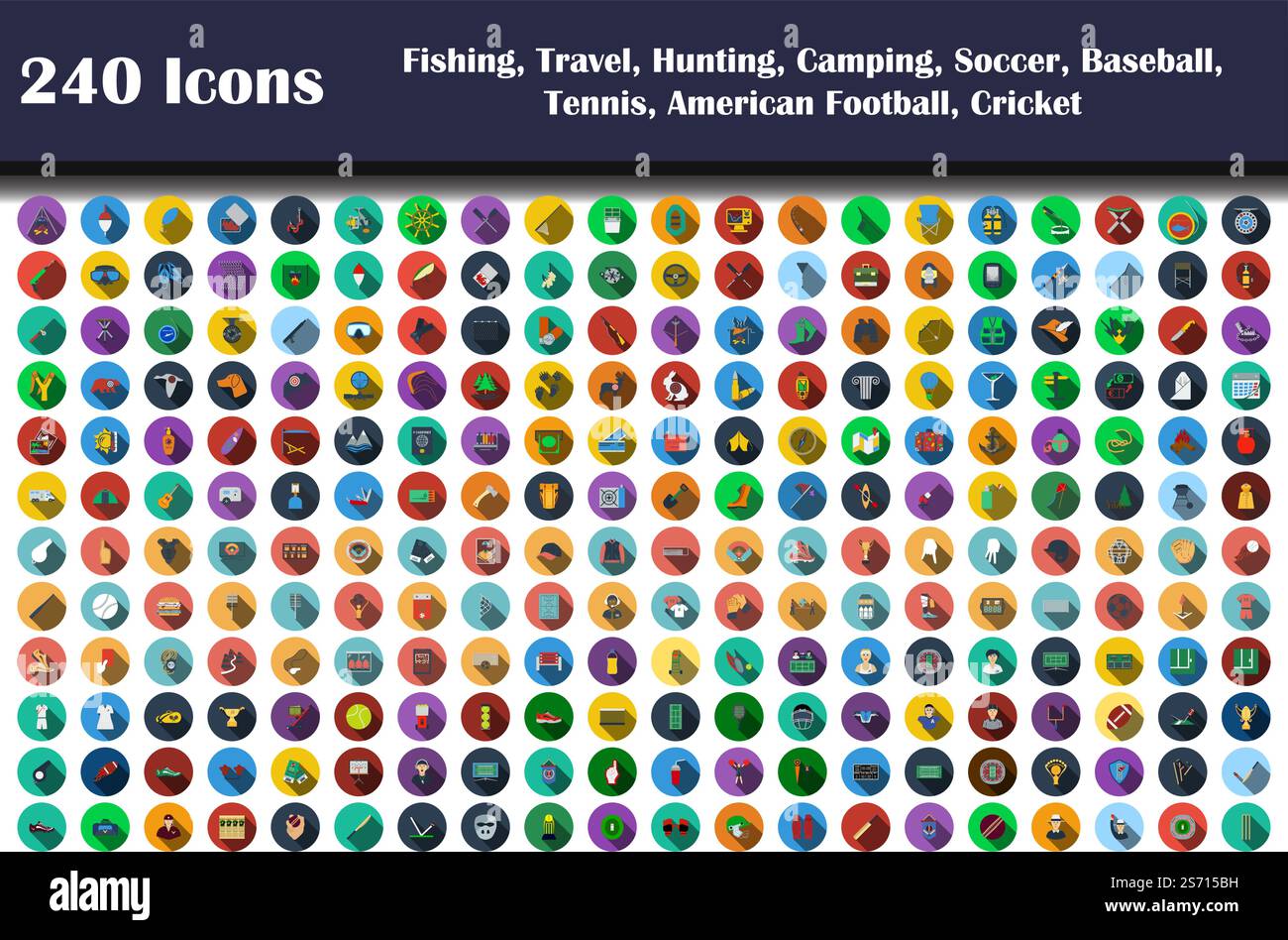 240 icons of fishing hi-res stock photography and images - Alamy