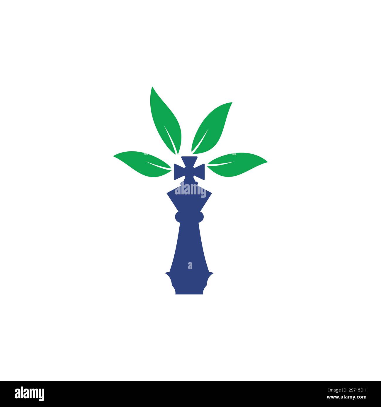 Chess tree vector logo design. Nature green strategy logo concept Stock ...