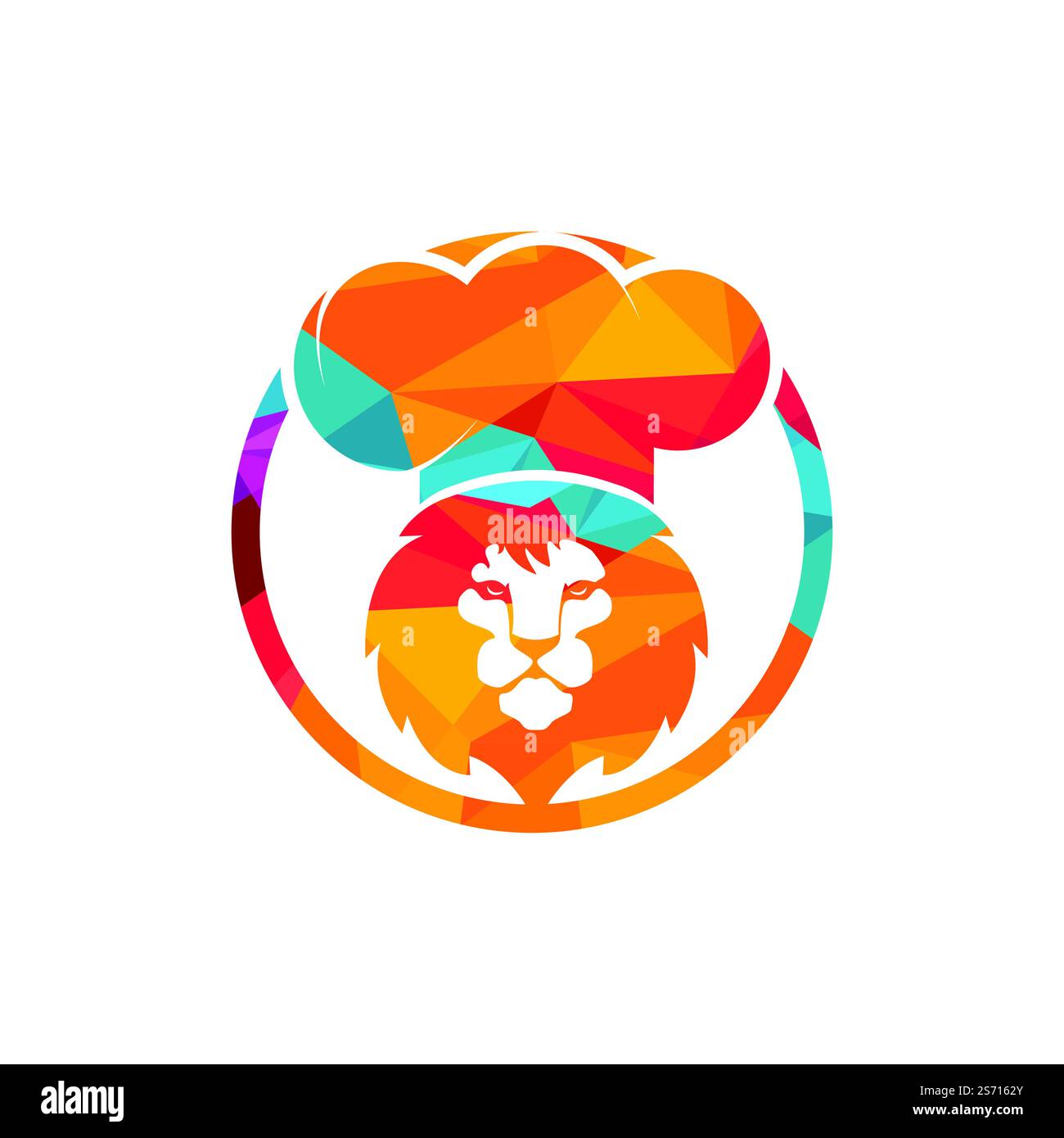 Chef lion vector logo design template. Food restaurant logo concept ...
