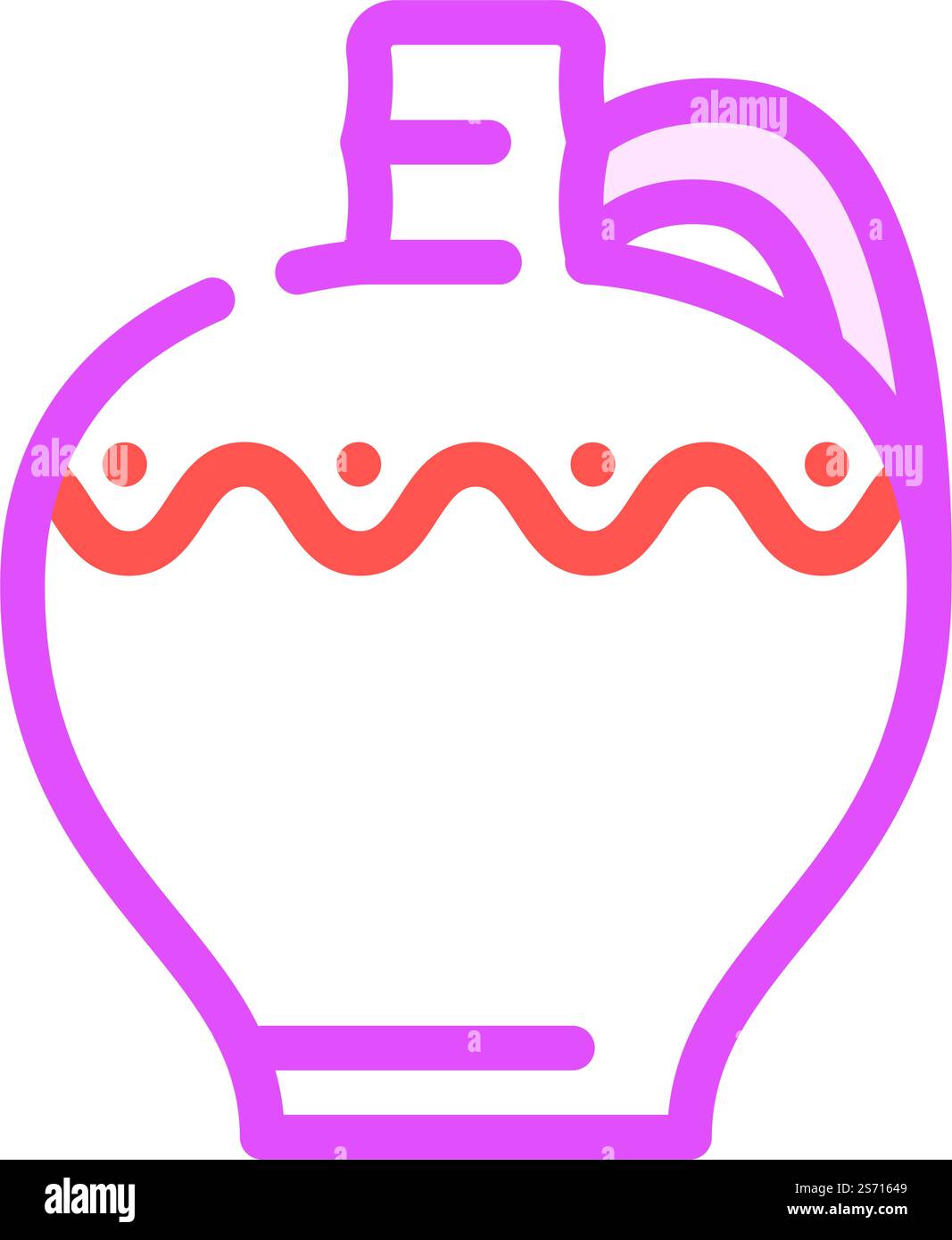 ancient clay crockery color icon vector. ancient clay crockery sign ...