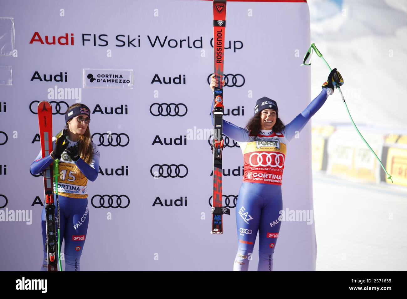 Christina Ager (AUT) Atomic third position during the AUDI FIS Ski ...
