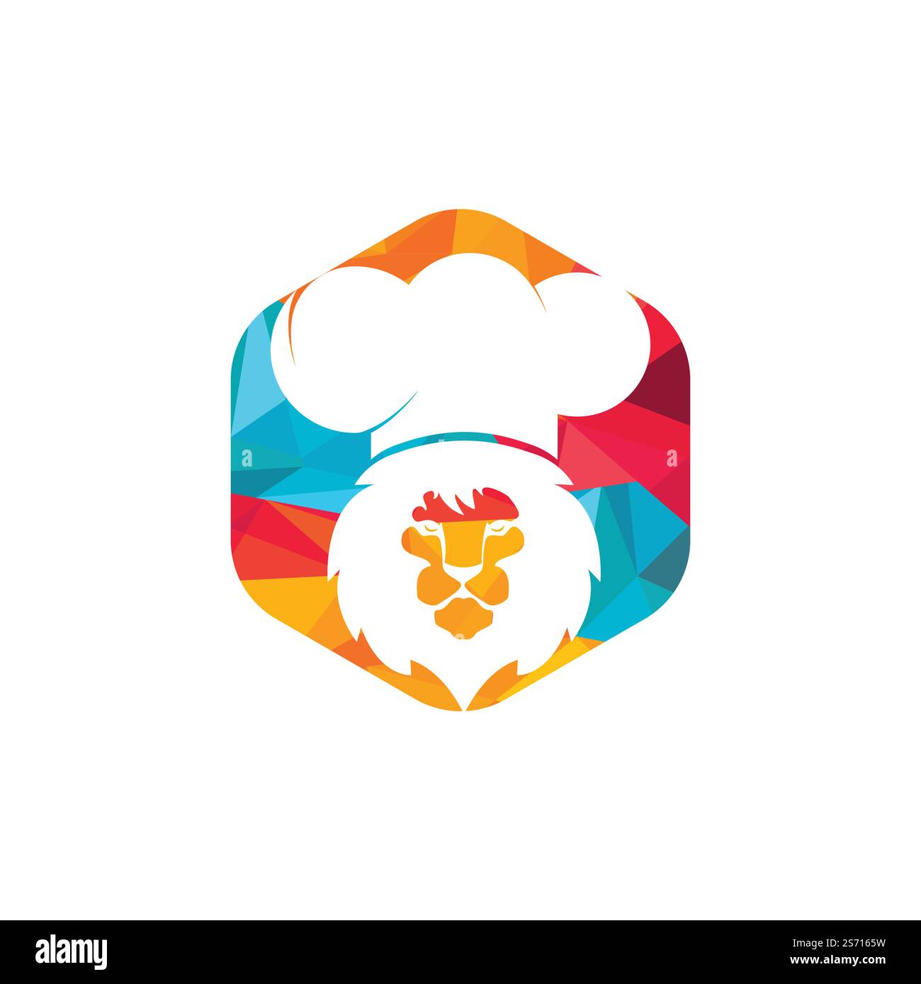 Chef lion vector logo design template. Food restaurant logo concept ...