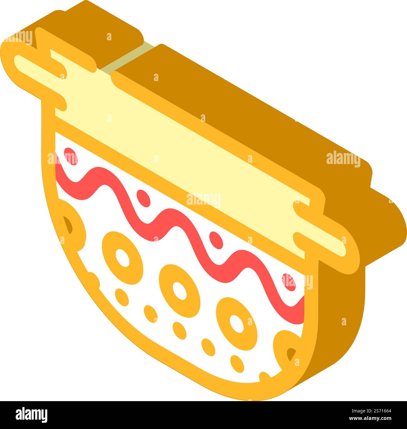 food clay crockery isometric icon vector. food clay crockery sign ...