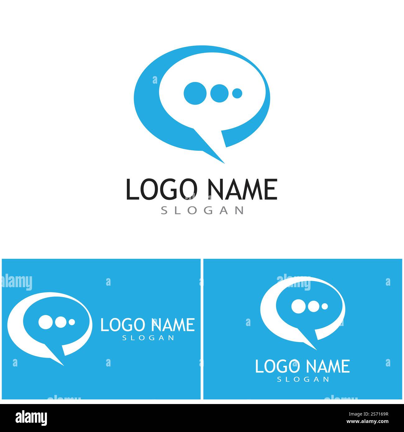 Speech bubble Logo template vector illustration Stock Vector Image ...