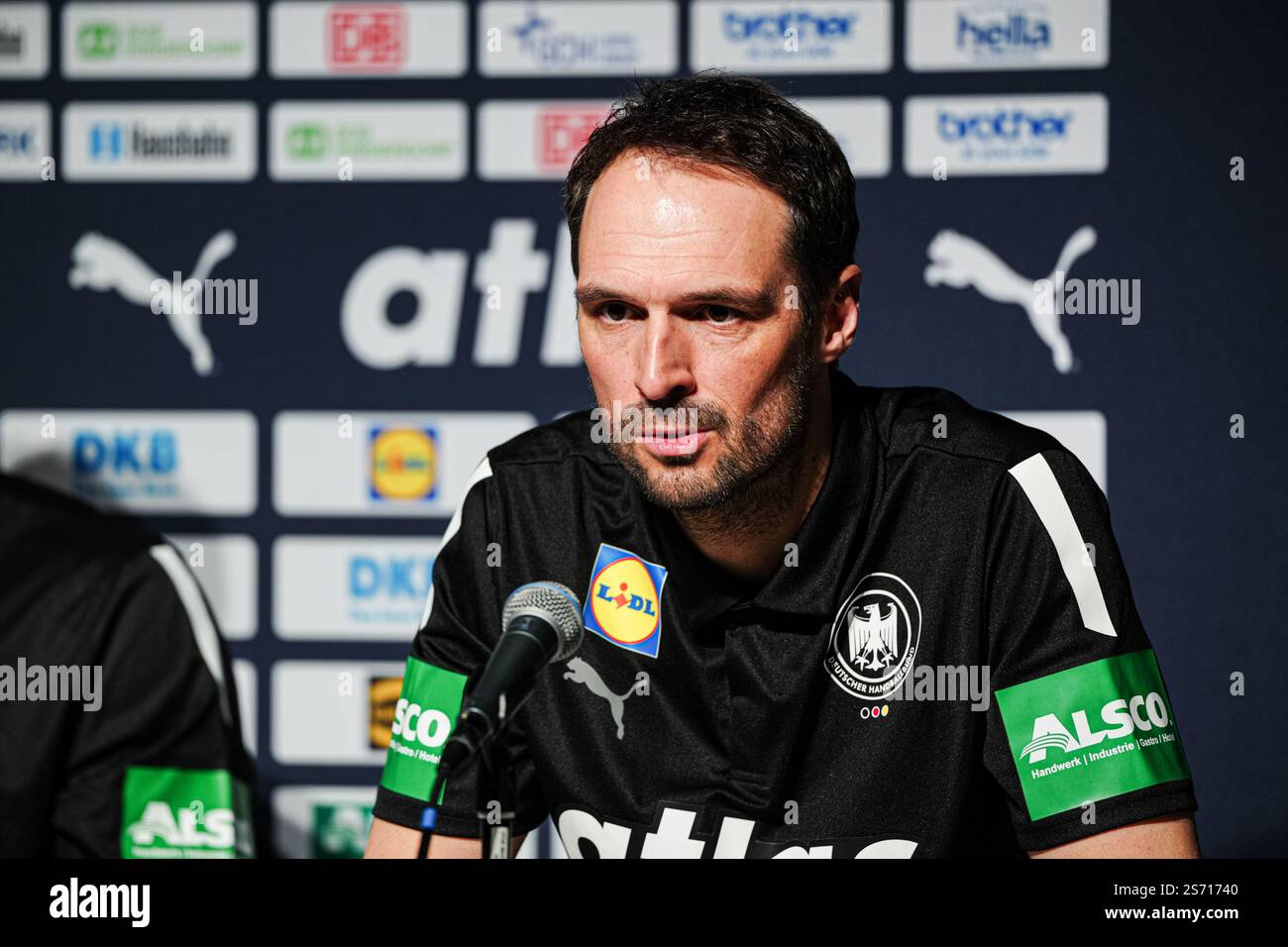Benjamin Chatton (Deutschland, ManaDEN) DEN, Pressekonferenz ...