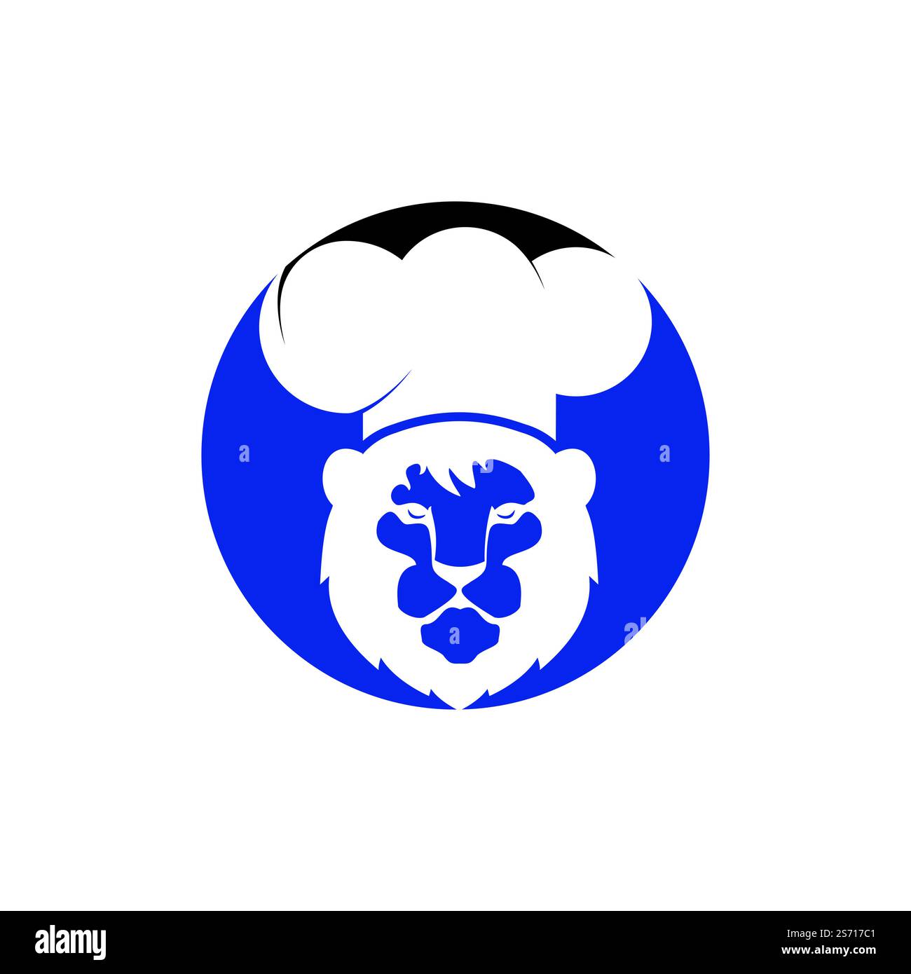 Chef lion vector logo design template. Food restaurant logo concept ...