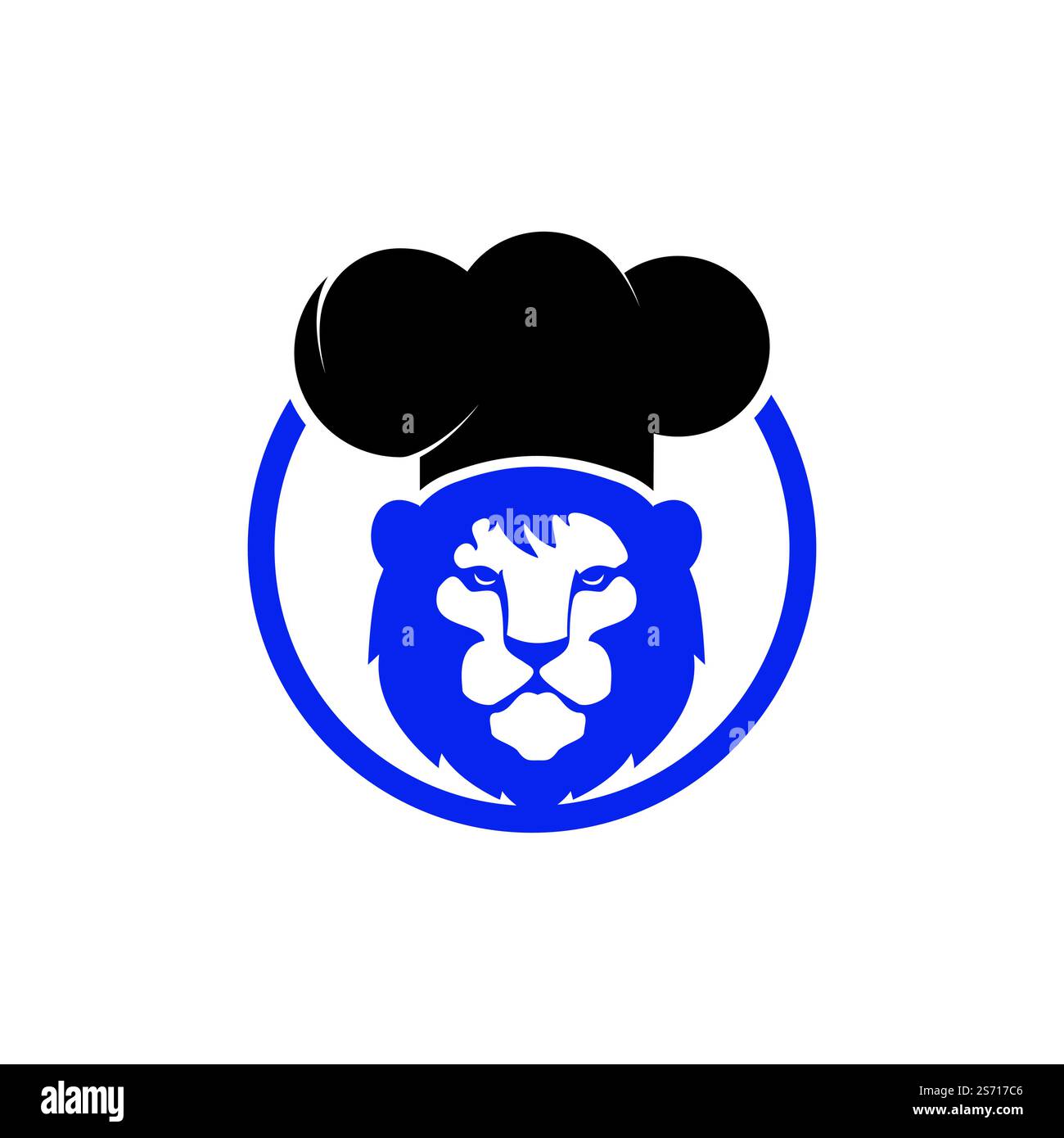 Chef lion vector logo design template. Food restaurant logo concept ...