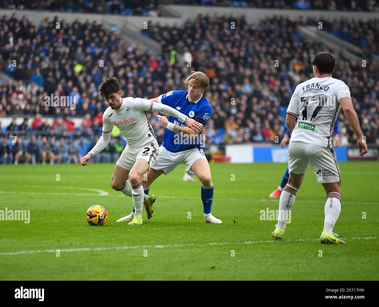 18th January 2025; Cardiff City Stadium, Cardiff, Wales; EFL ...