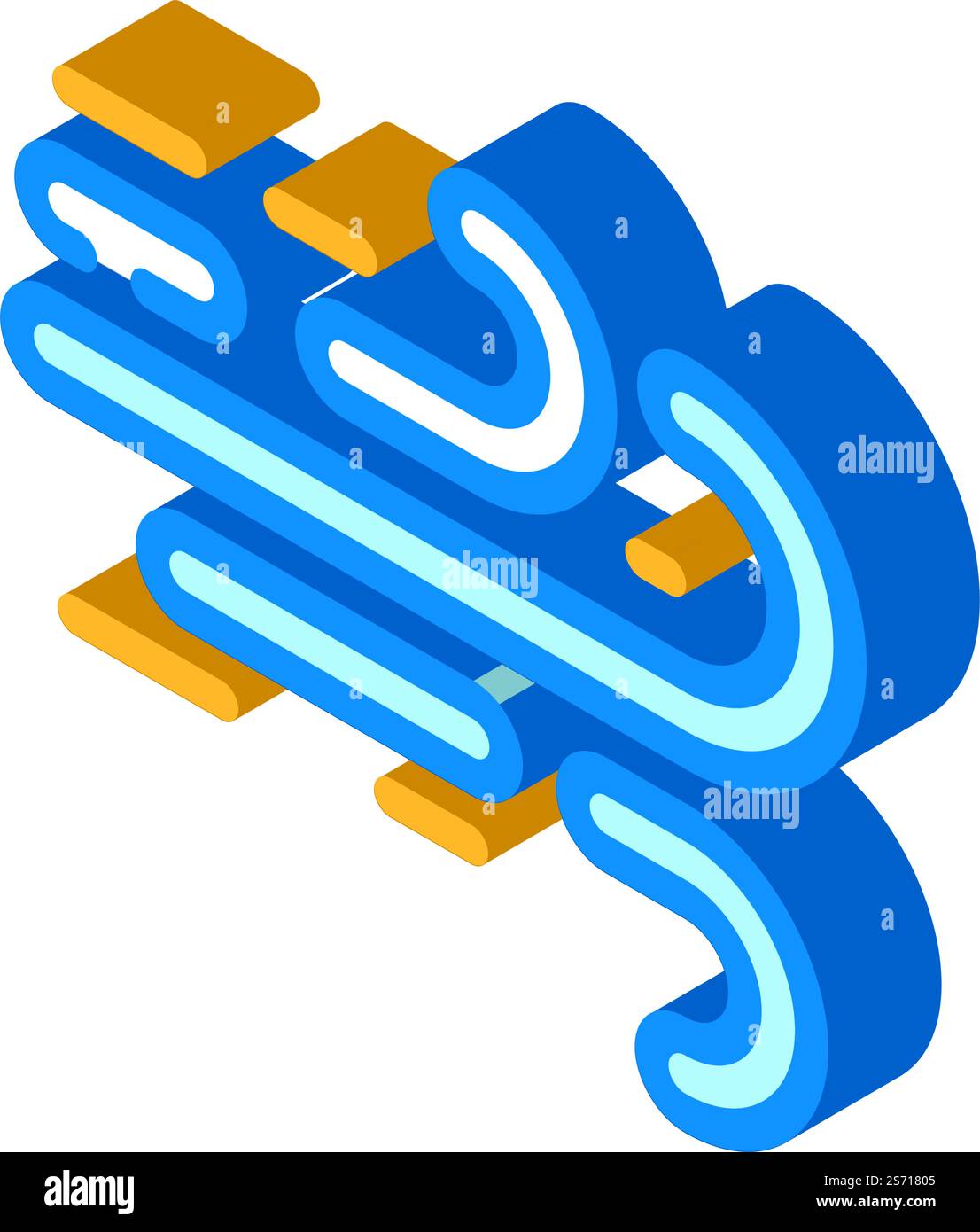airflow air clean isometric icon vector. airflow air clean sign ...