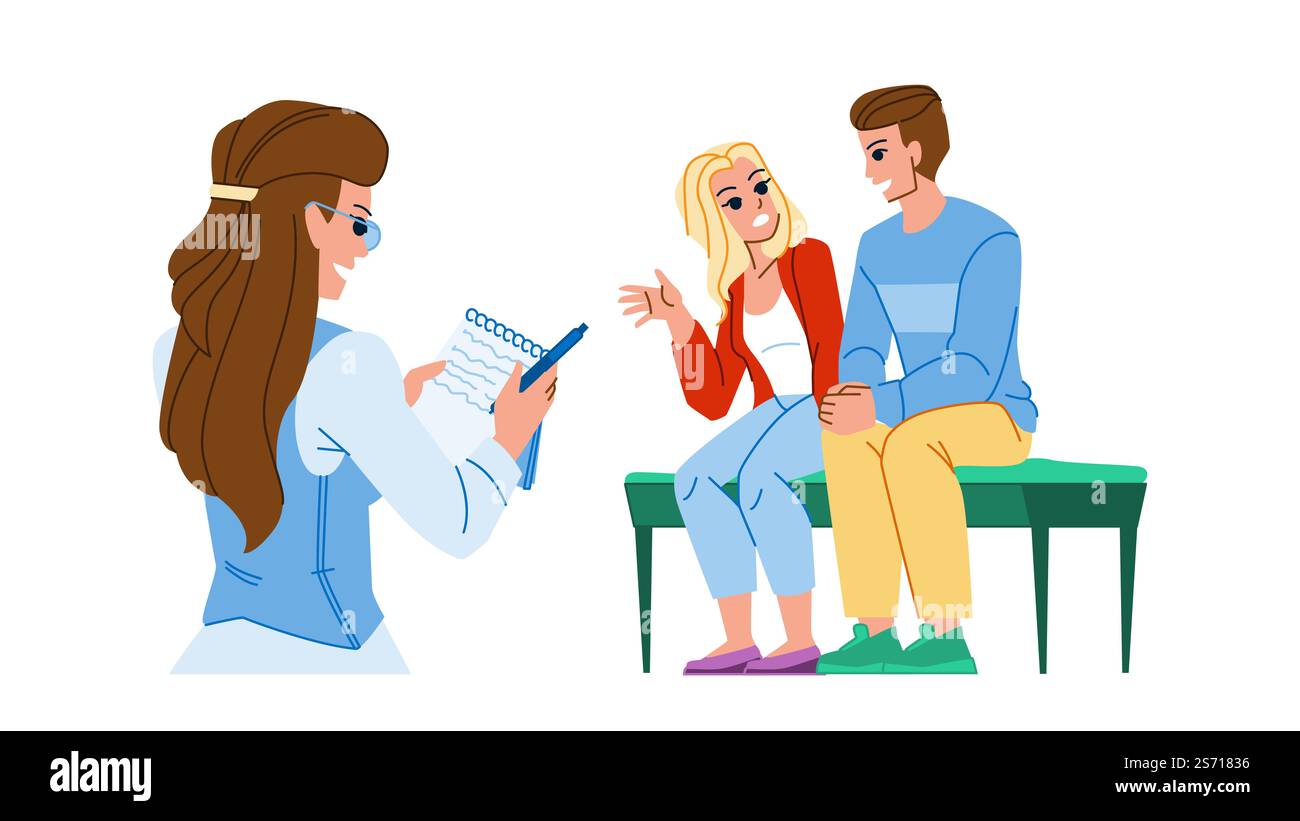 couple therapy vector. psychologist family, marriage psychotherapy ...