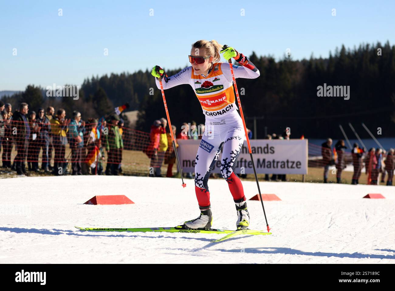 Schonach, Deutschland. 18th Jan, 2025. Ida Marie Hagen (Norwegen) hat ...