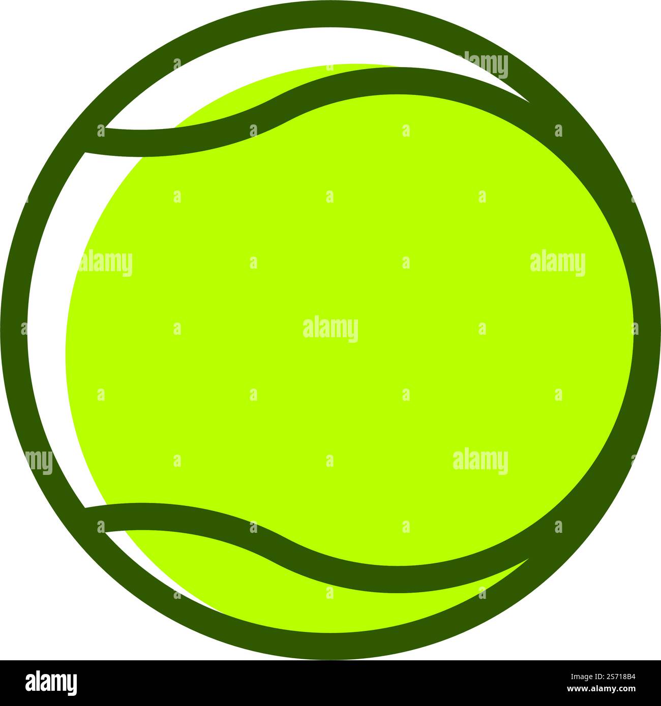 Tennis ball logo vector flat design template Stock Vector Image & Art ...