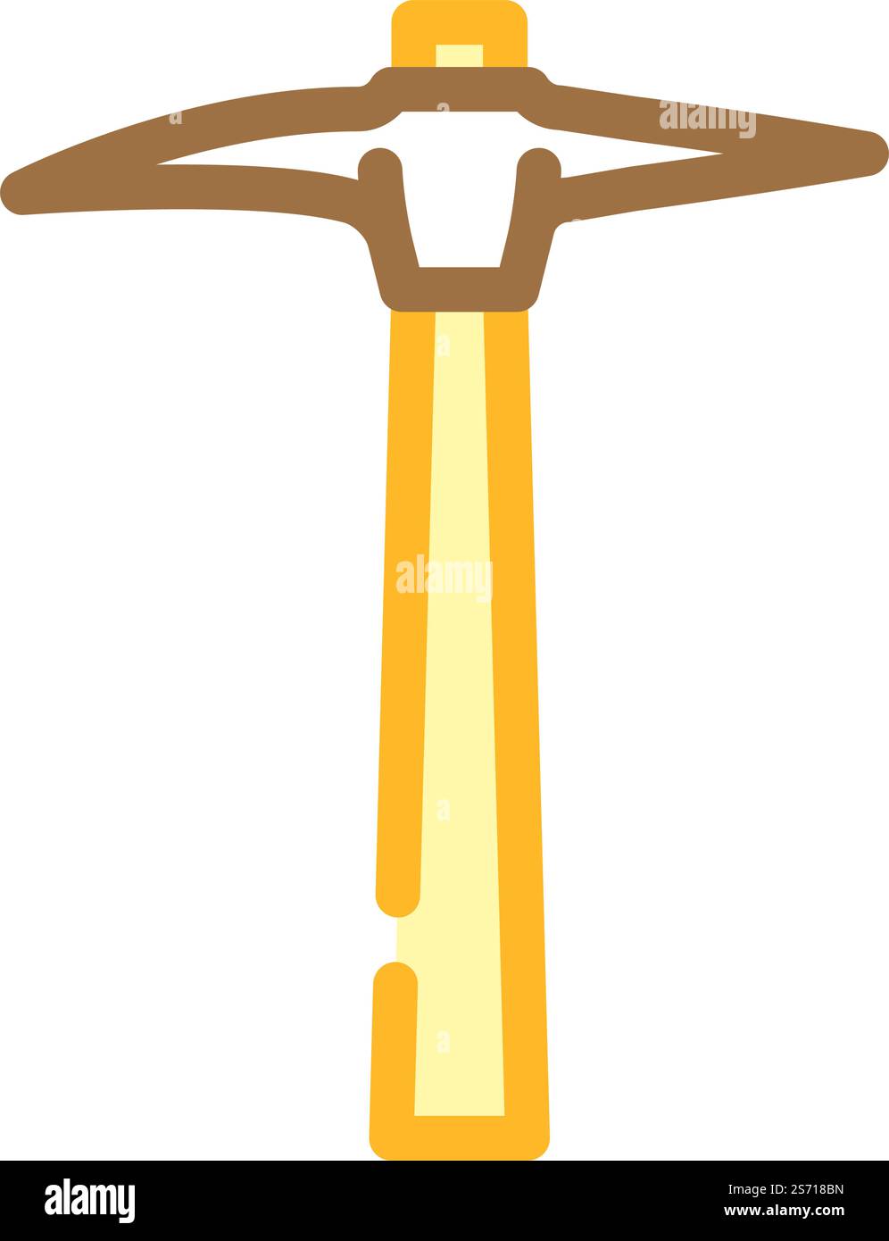 pick axe blade color icon vector. pick axe blade sign. isolated symbol ...