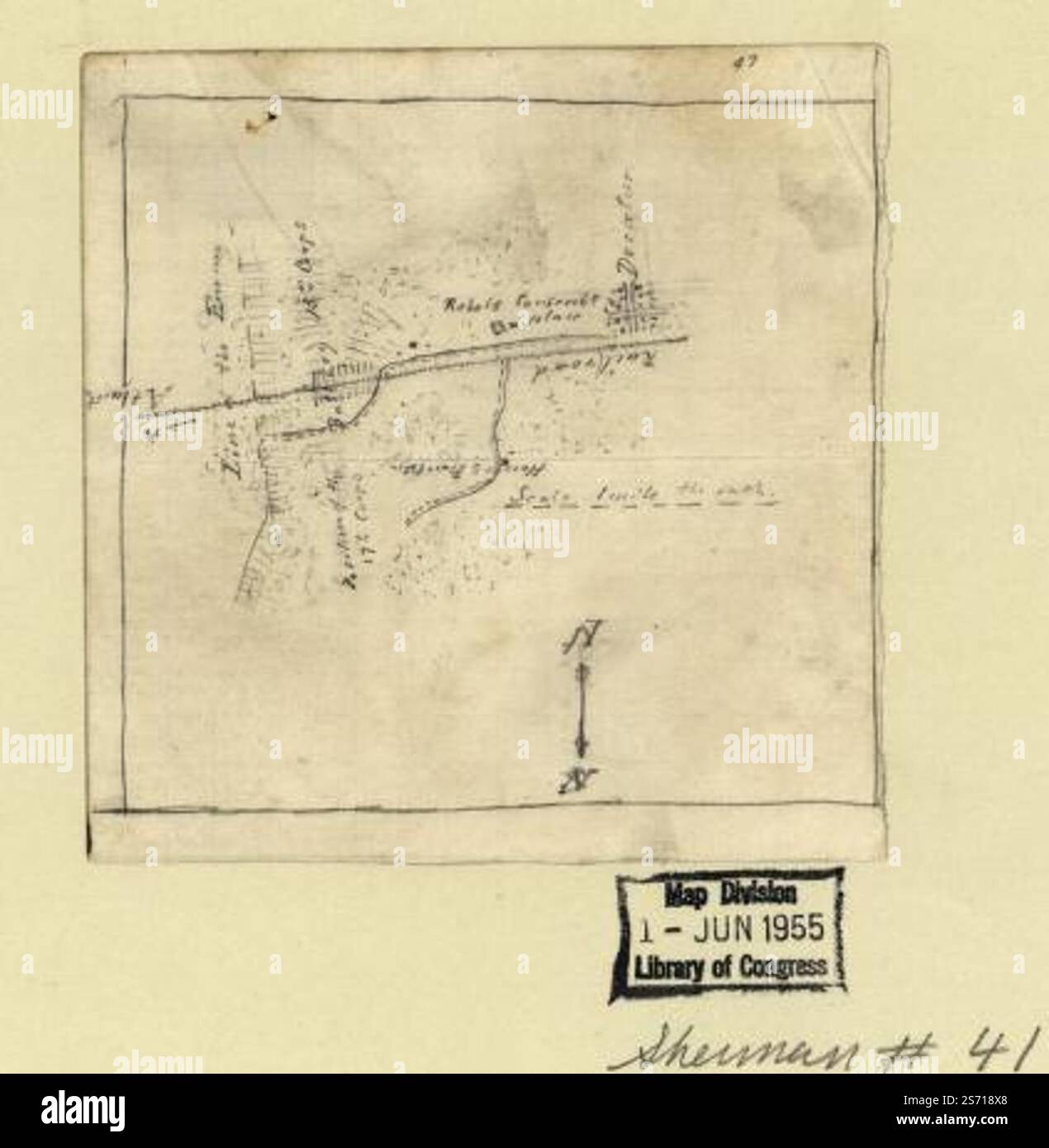 [Map of the battle of Atlanta, Georgia, July 22, 1864]. 1864 Stock ...