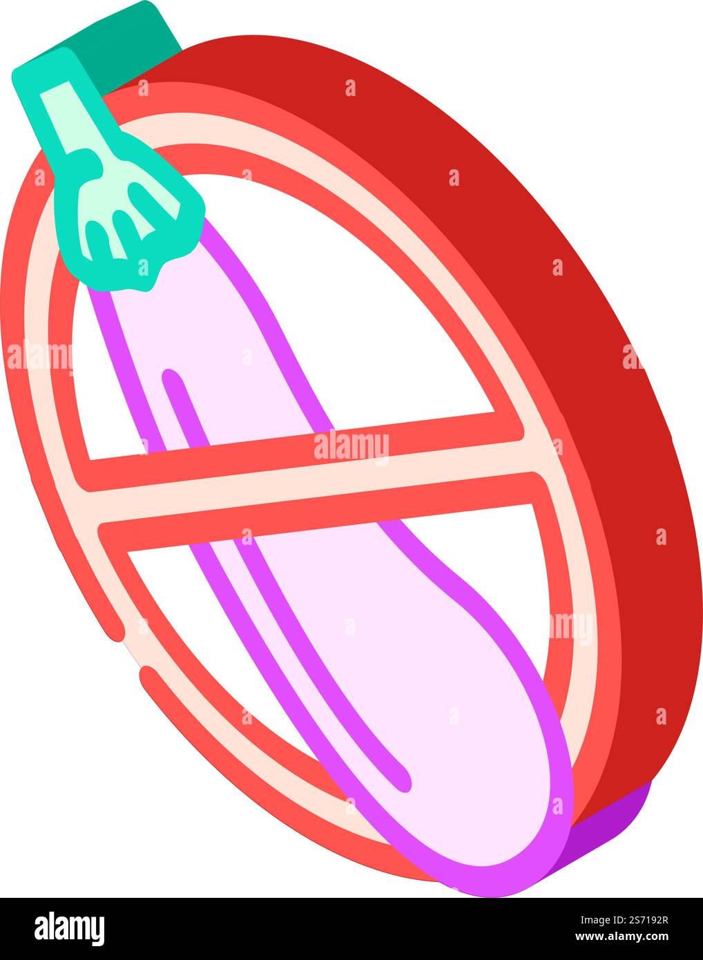prohibition vulgarity isometric icon vector. prohibition vulgarity sign ...