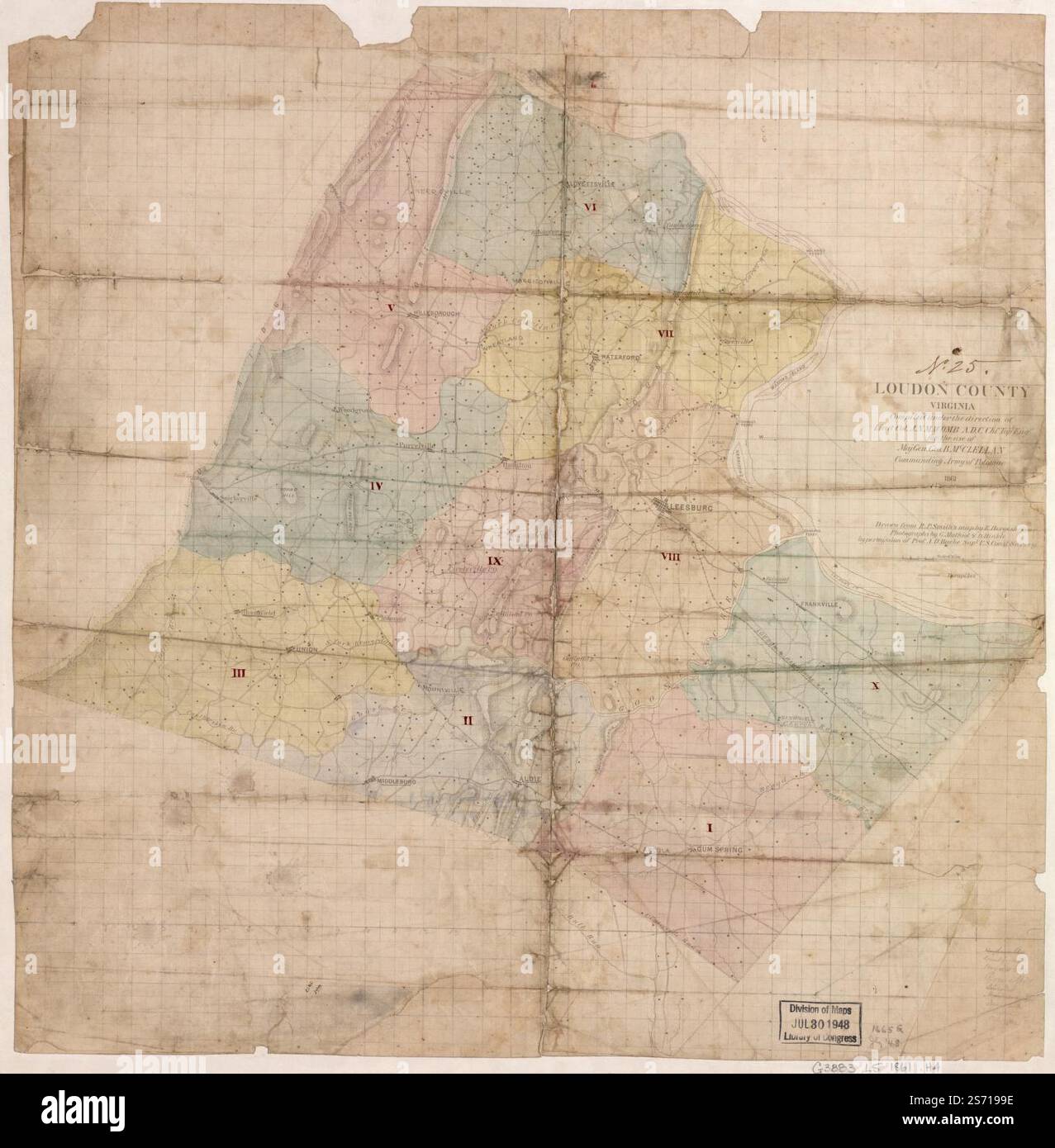 Loudoun county map hi-res stock photography and images - Alamy