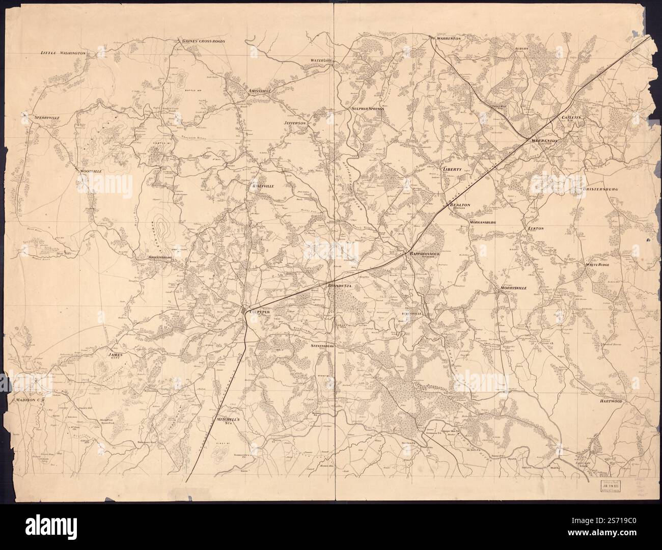 [Culpeper County with parts of Madison, Rappahannock, and Fauquier ...
