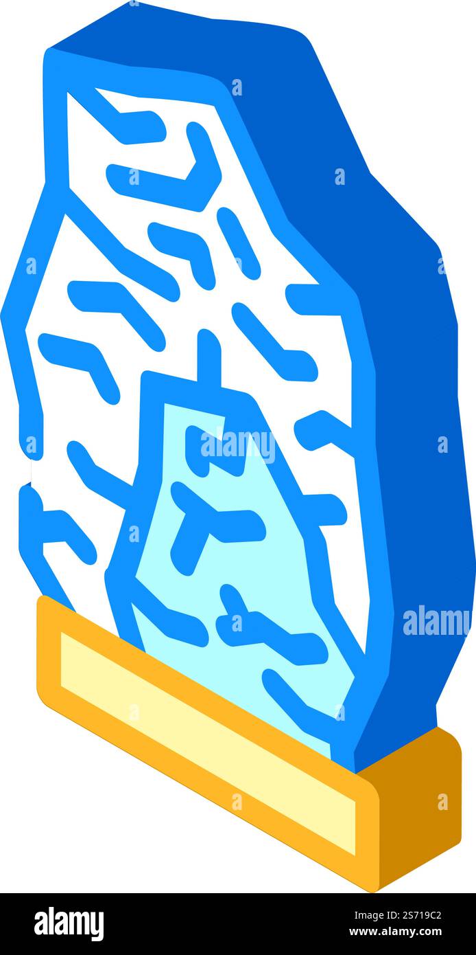 salt cave isometric icon vector. salt cave sign. isolated symbol ...