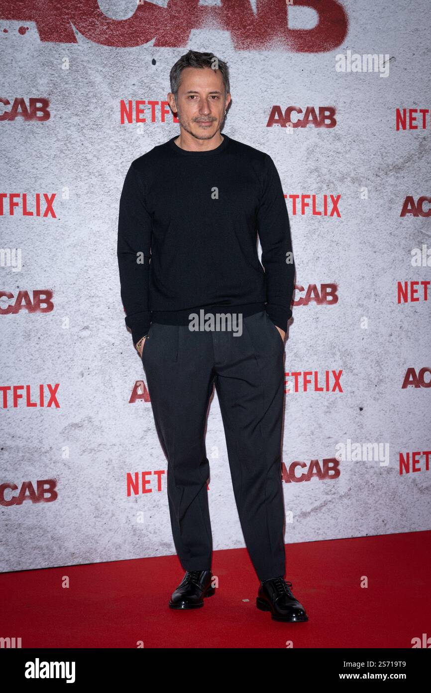 Rome, Italy. 13th Jan, 2025. Michele Alhaique attends the photocall of ...