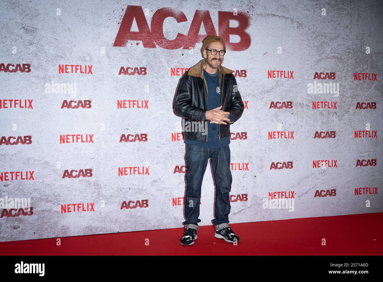 Rome, Italy. 13th Jan, 2025. Marco Giallini attends the photocall of ...