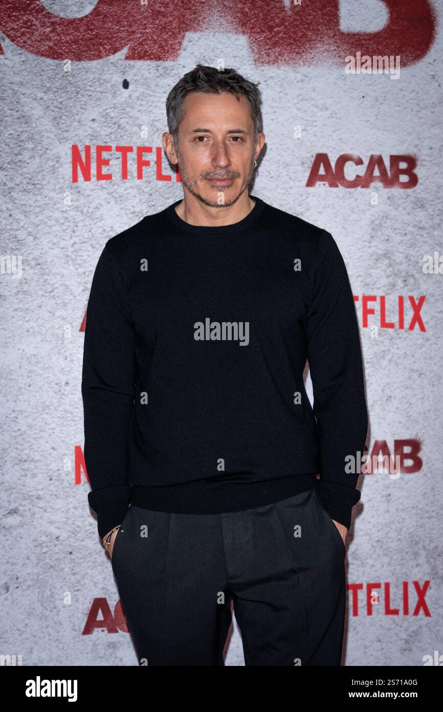 Rome, Italy. 13th Jan, 2025. Michele Alhaique attends the photocall of ...