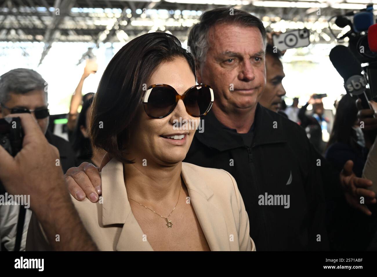 DF - BRASILIA - 18/01/2025 - BRASILIA, JAIR BOLSONARO SAYS GOODBYE TO ...