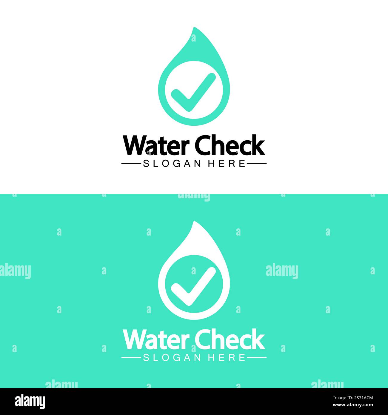 water drop check logo vector icon illustration Stock Vector Image & Art ...