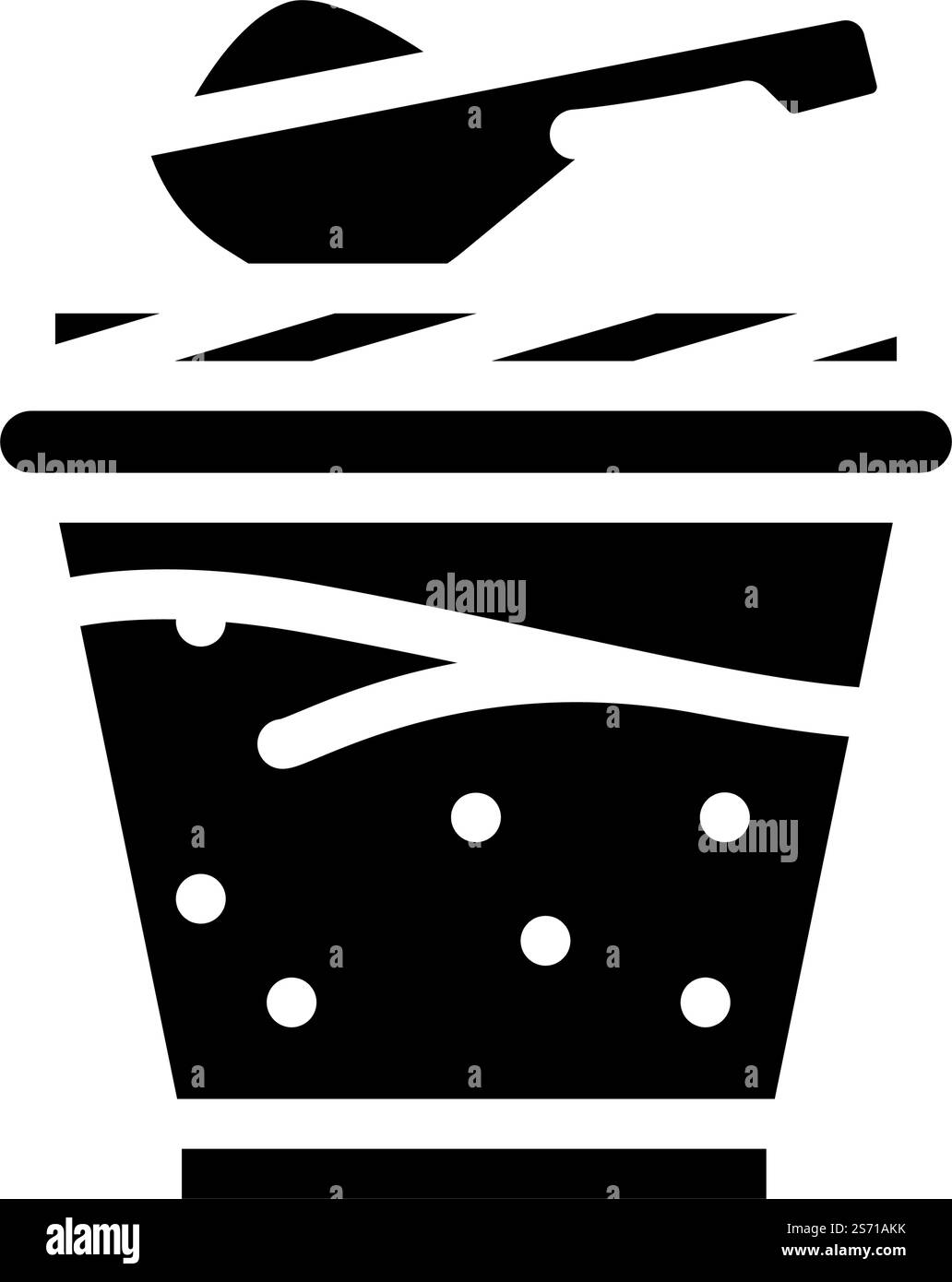 ghee milk product glyph icon vector. ghee milk product sign. isolated ...