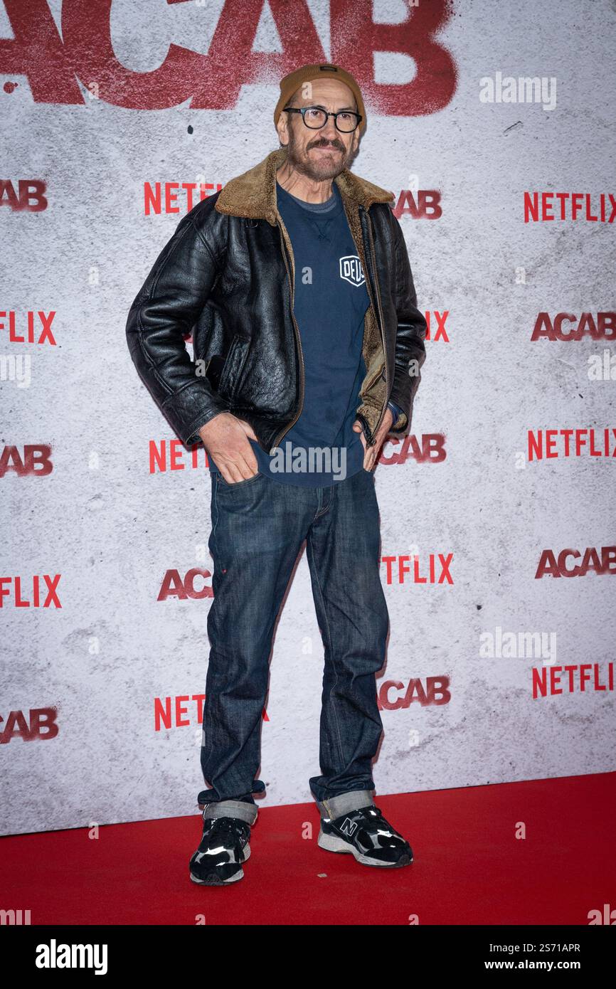 Rome, Italy. 13th Jan, 2025. Marco Giallini attends the photocall of ...