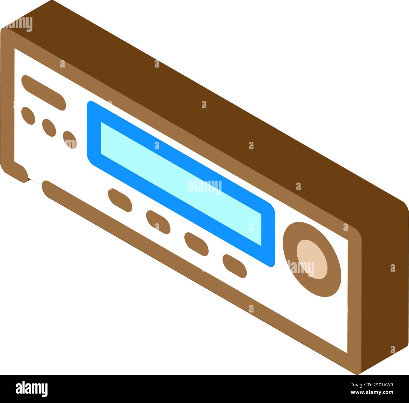 pager retro gadget isometric icon vector. pager retro gadget sign ...
