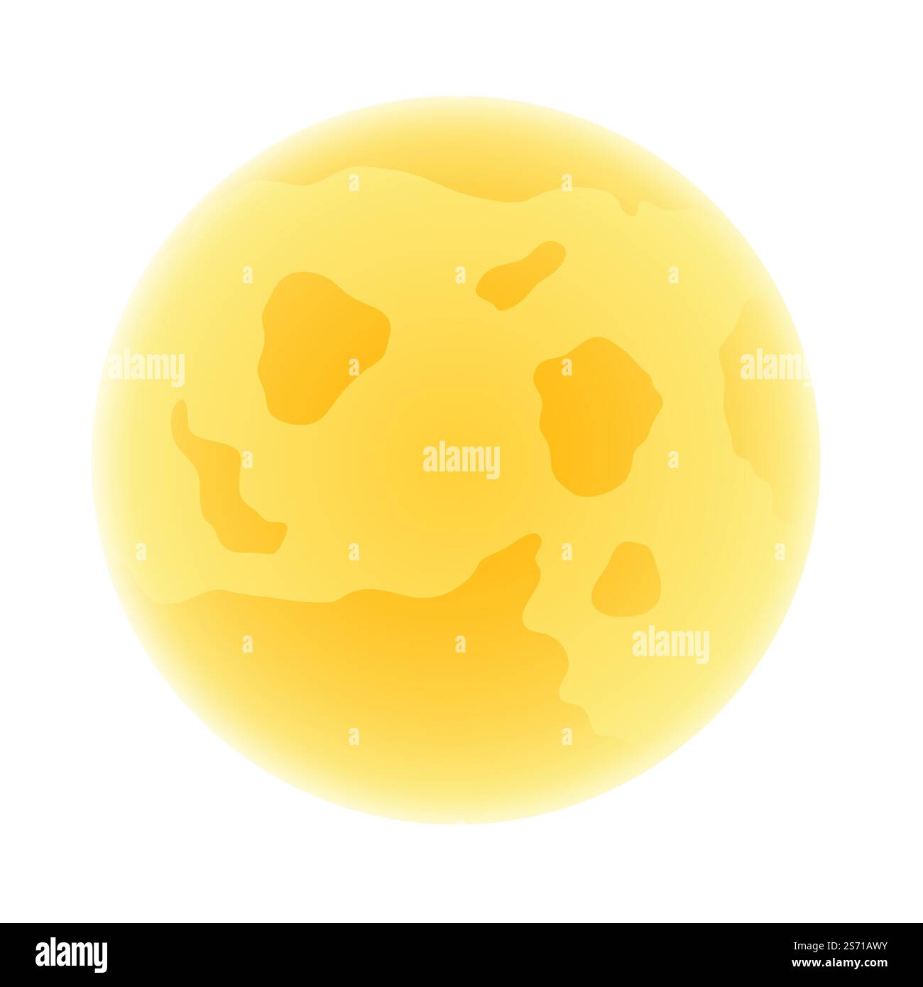 Happy Halloween theme moon element. Vector illustration Stock Vector ...
