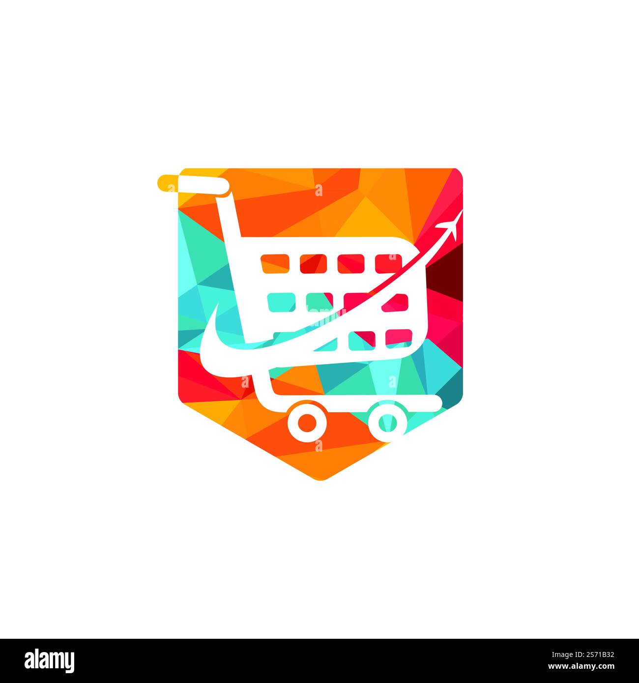 Travel cart vector logo design. Travel Shop logo design template Stock ...
