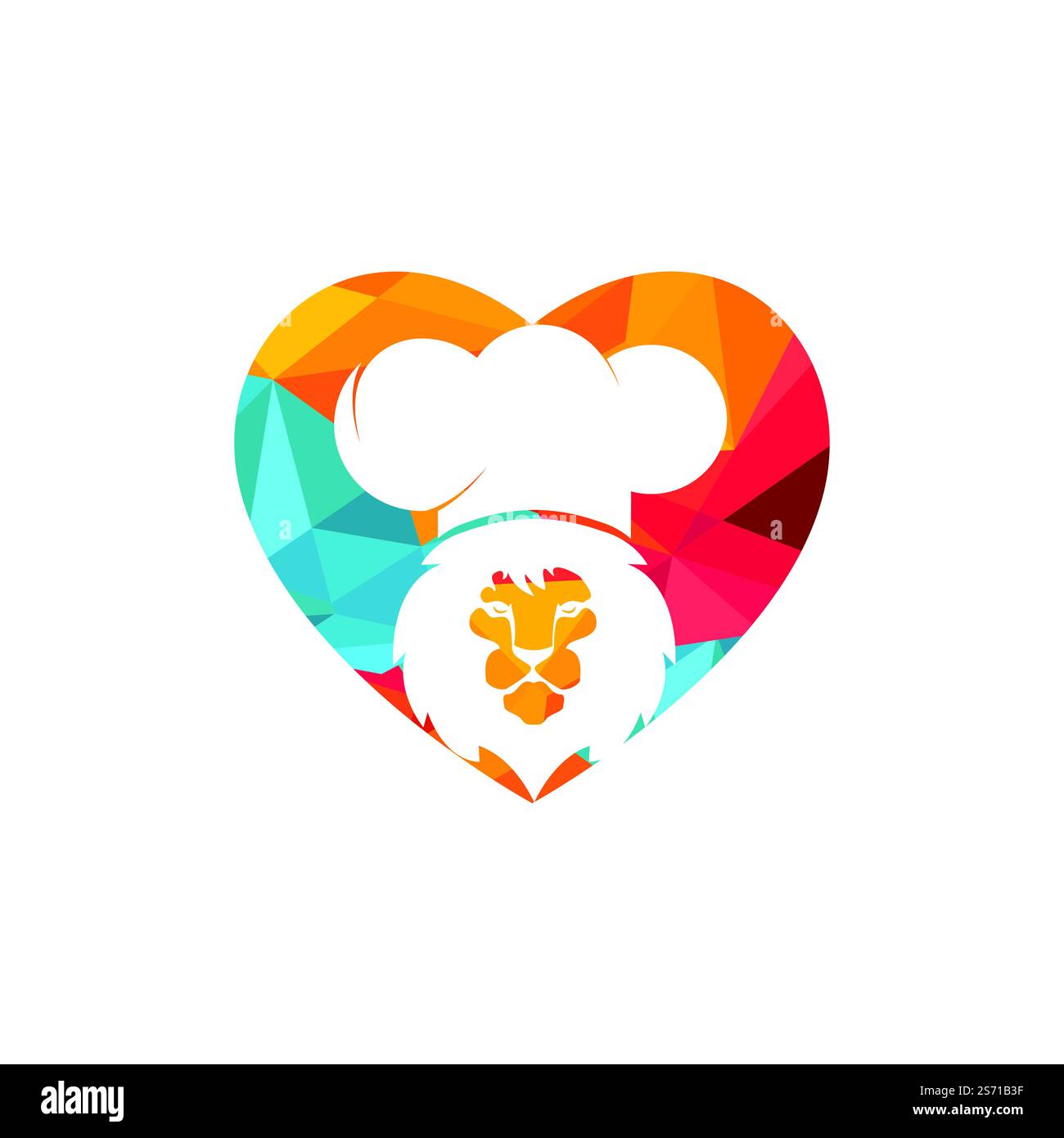 Chef lion vector logo design template. Food restaurant logo concept ...