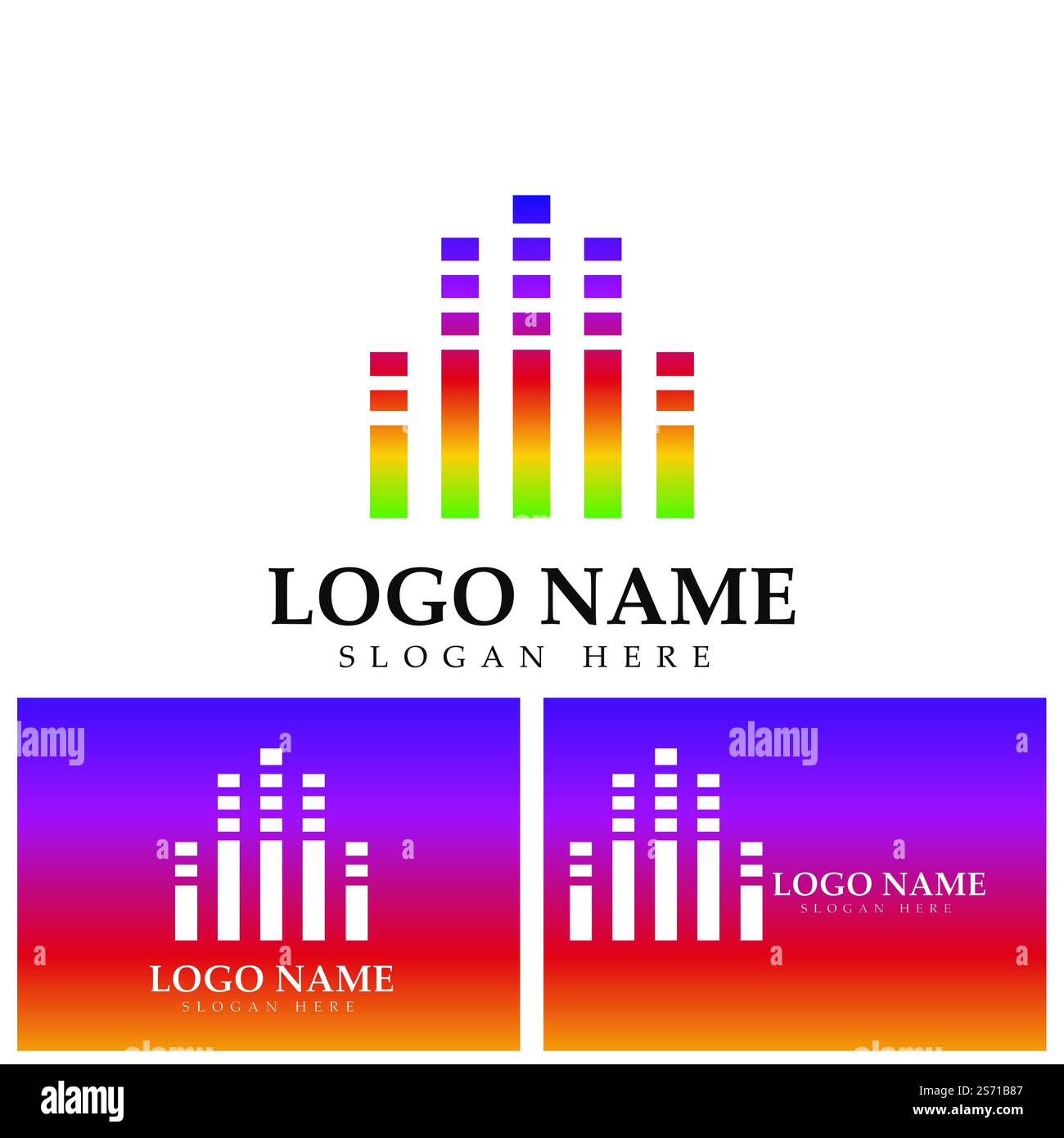 equalizer logo and symbol design Stock Vector Image & Art - Alamy