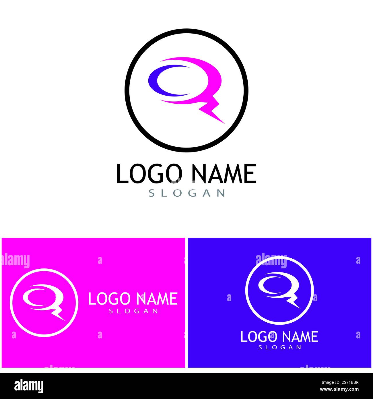 Speech bubble Logo template vector illustration Stock Vector Image ...