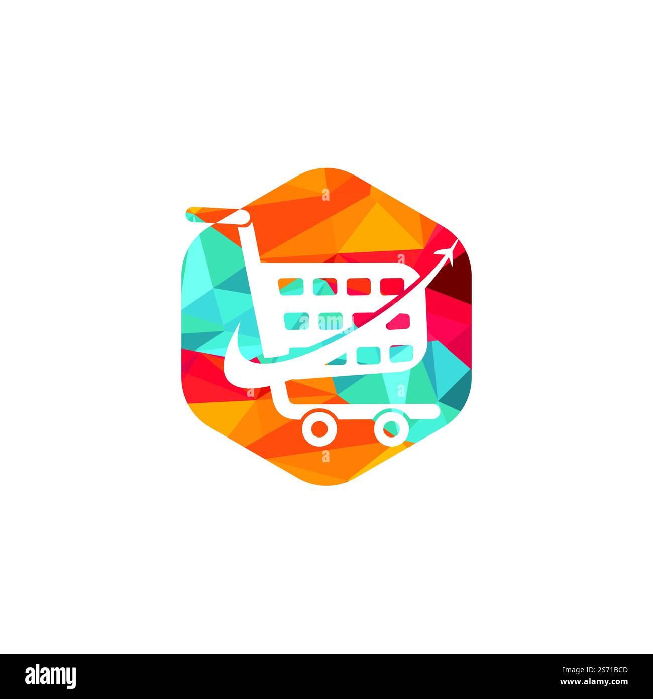 Travel cart vector logo design. Travel Shop logo design template Stock ...