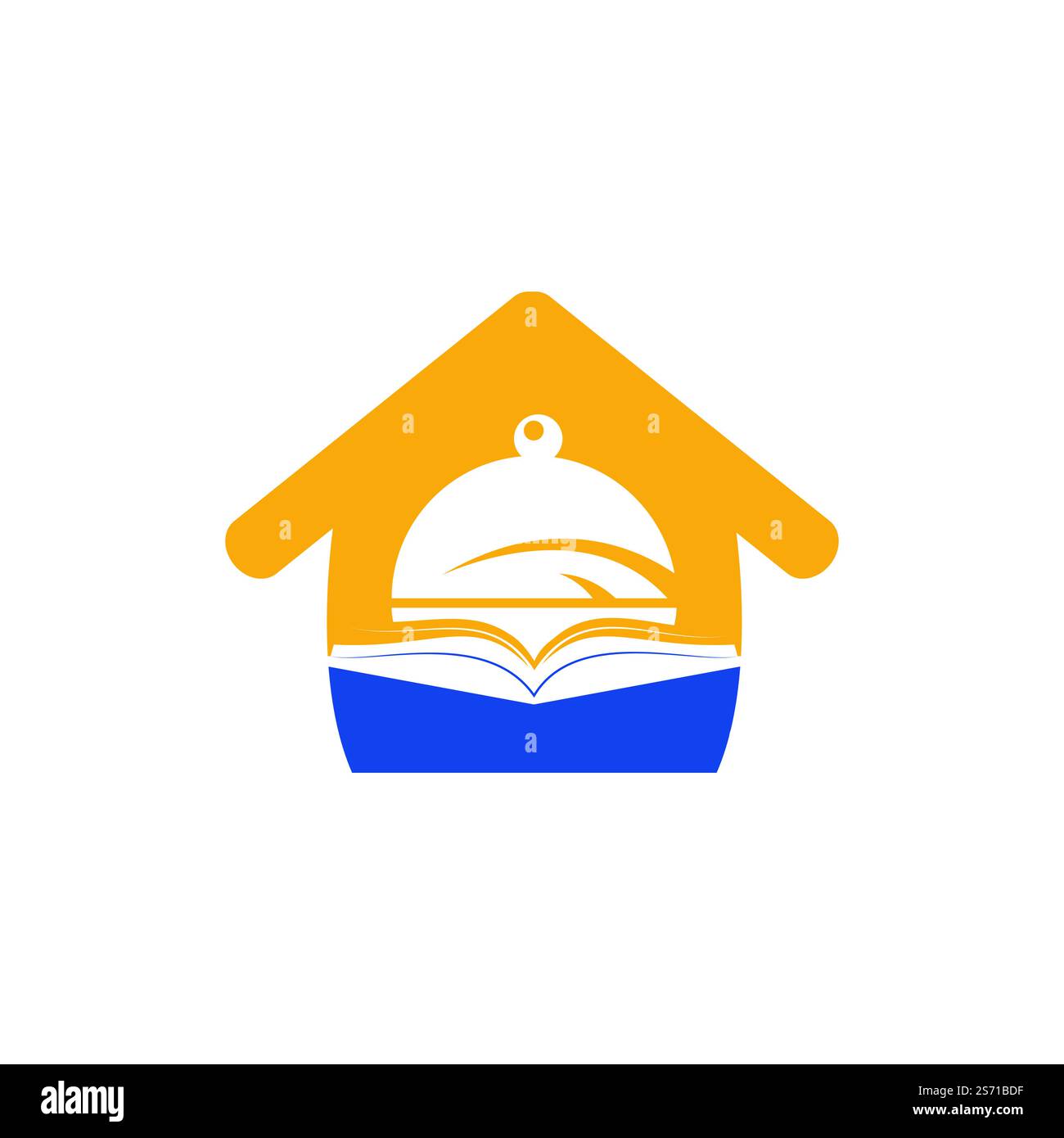 Food education vector logo design. Cooking food nutrition study ...