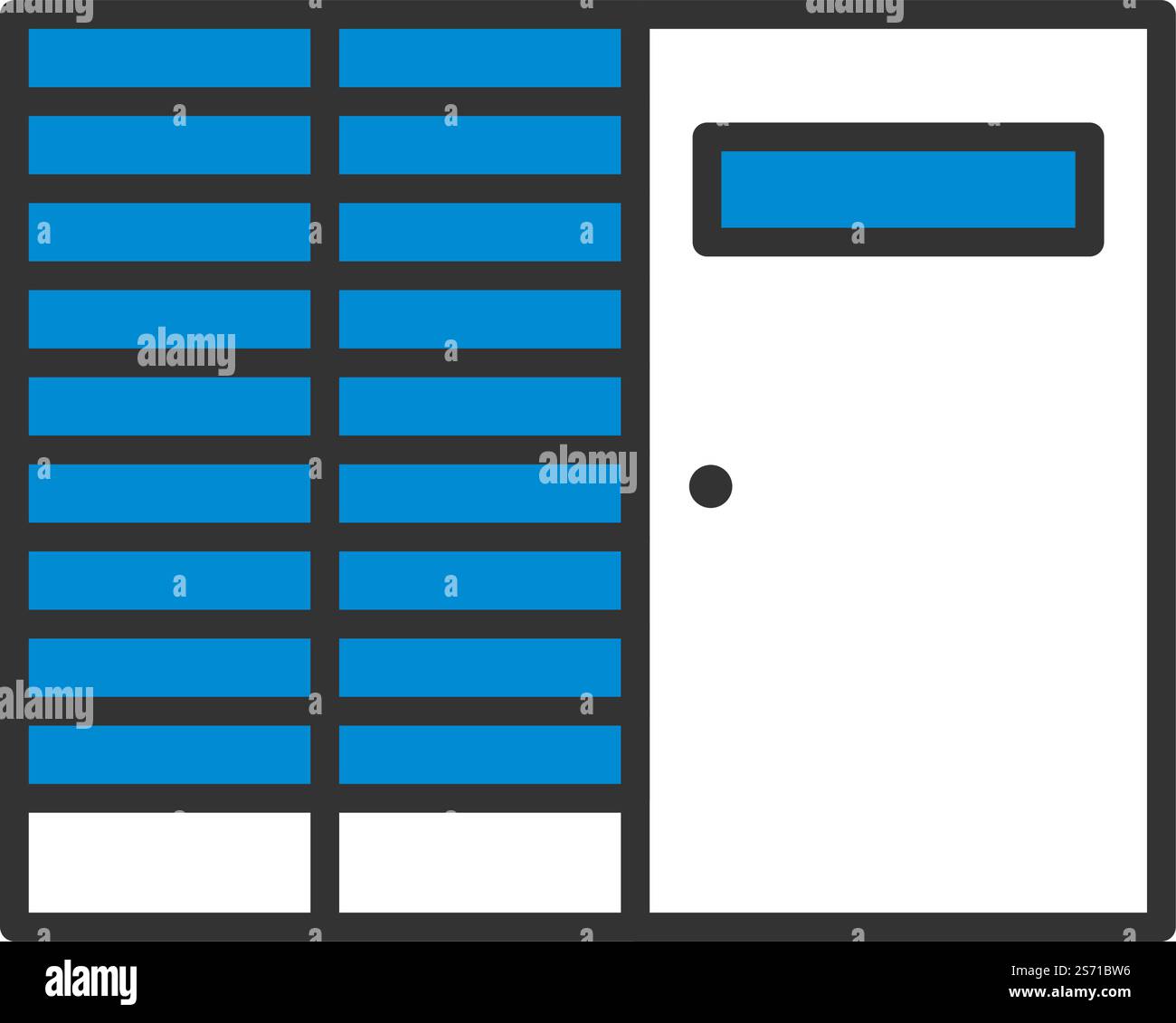 Conference Room Icon. Editable Bold Outline With Color Fill Design ...