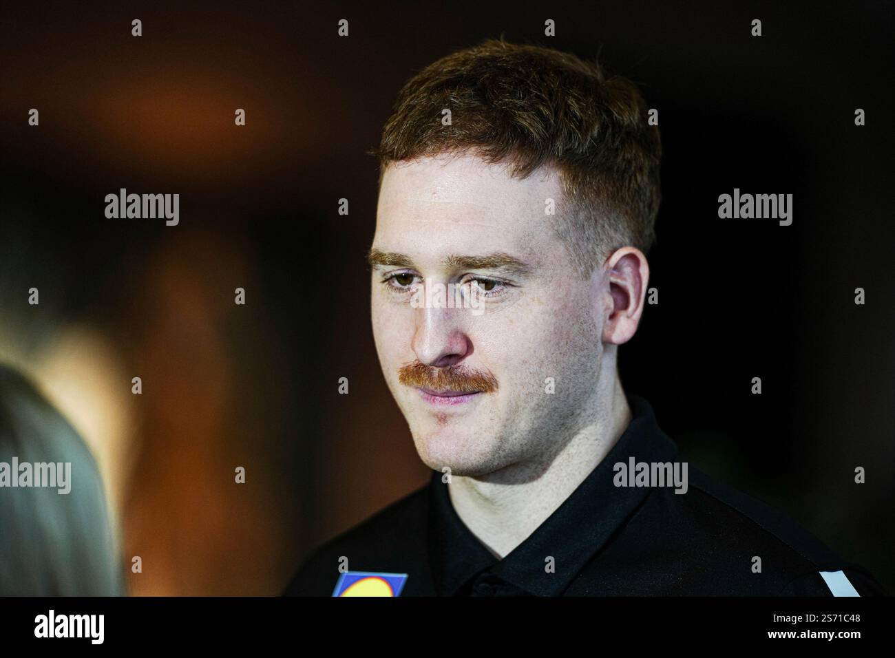Lukas Stutzke (Deutschland, #39) DEN, Pressekonferenz Deutschland ...