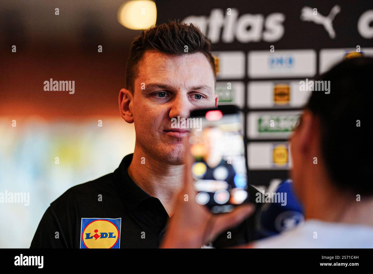 Christoph Steinert (Deutschland, #44) DEN, Pressekonferenz Deutschland ...