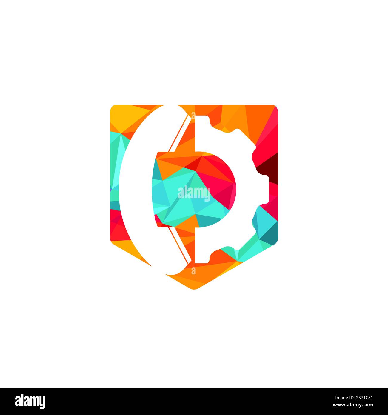 Gear Phone Call Logo Template Design Stock Vector Image & Art - Alamy